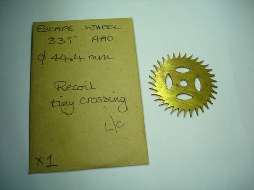 Clock Longcase Escape Wheel. | eBay