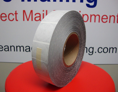 Frosted Translucent 1.5" Round Label Tab Wafer Seals 1 1/2" Roll of ...