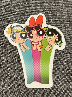 TV SHOW SMALL STICKER STICKERS Cartoon network powerpuff girls | eBay ...