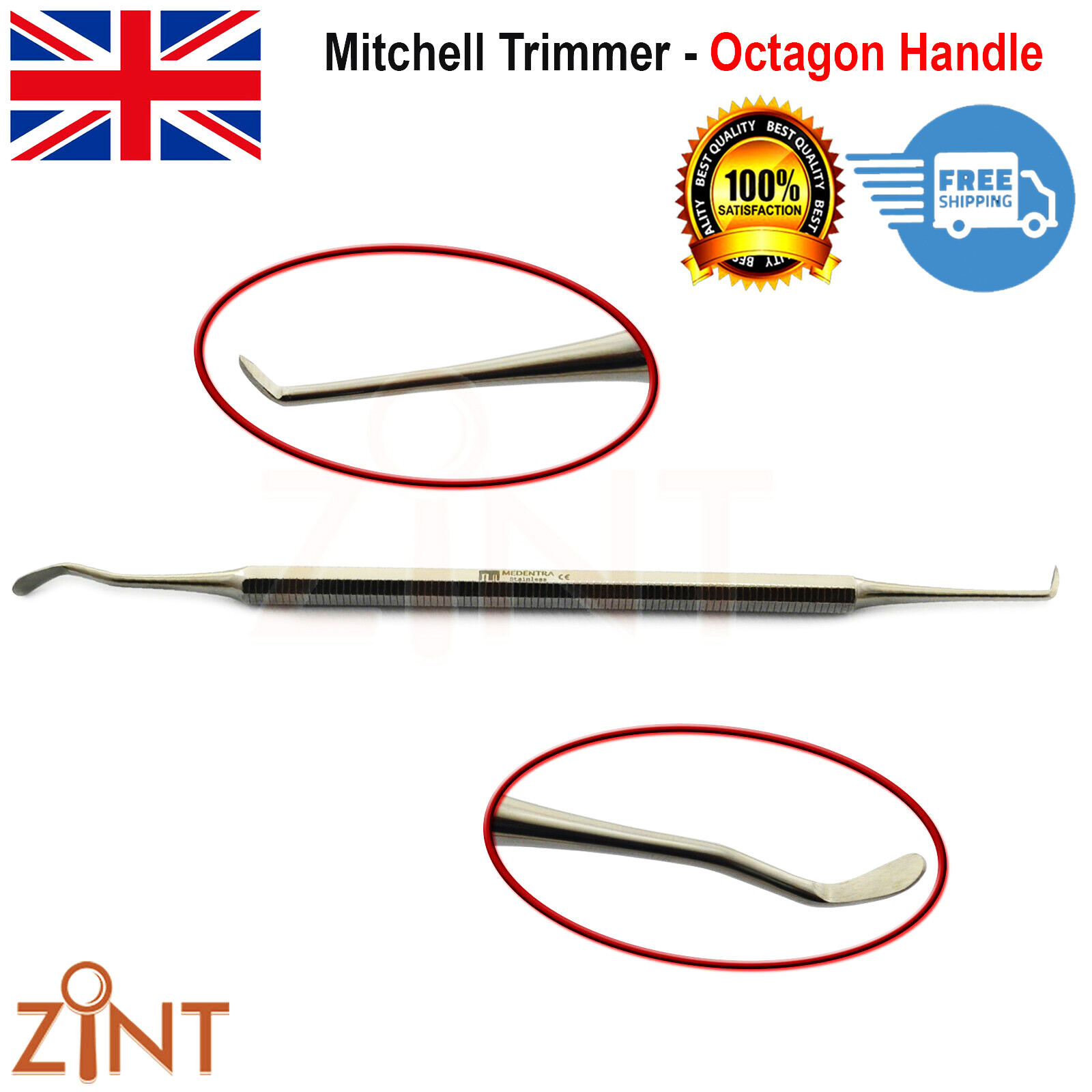 Set Of 2 Dental Mitchell Trimmer Oral Surgery Teeth Extraction Dentist ...