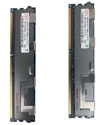 2 sticks 4gb 2rx4 pc3-10600r-9-10-E1 Server Memory | eBay