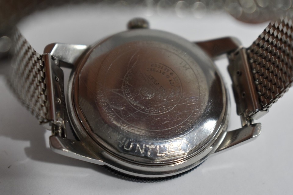 Vintage 1961 Bulova Compressor Rare Single Crown 666FT Automatic Diver ...