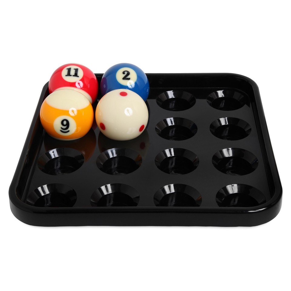 OKKO Plastic Billiard Pool Ball Tray for 16 Standard 2 ¼” Pool Balls | eBay