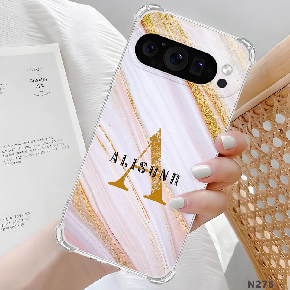 Luxury Slim For Google Pixel 10 Pro XL 9 Pro 8A 7 6 Personalised Name ...