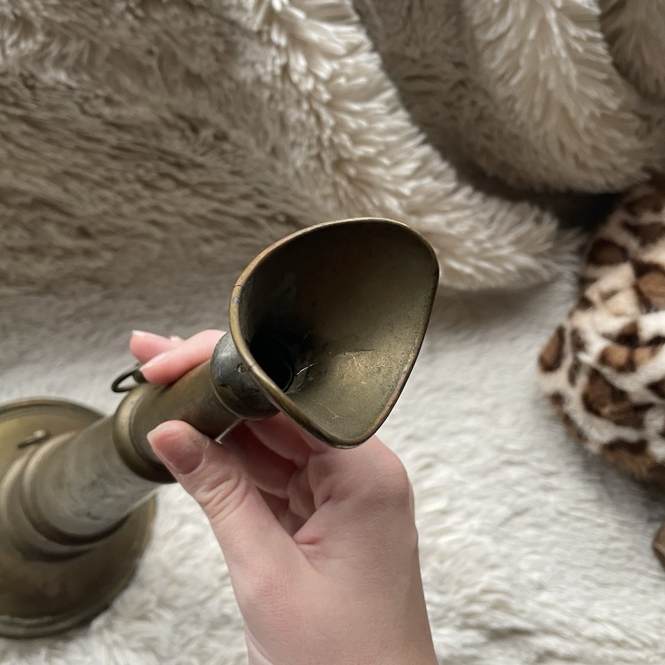 FIREMAN’S BRASS TRUMPET HORN- beautiful brass Fireman’s Trumpet Horn ...