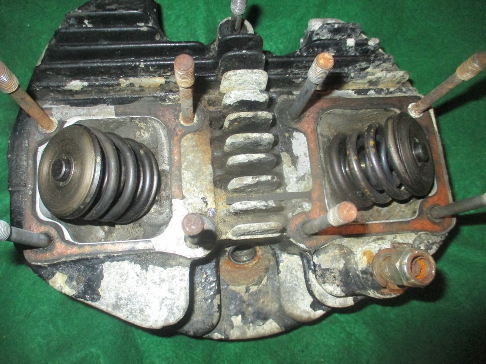 Shovelhead Harley Davidson cylinder head rear 5-67 date code FLH | eBay