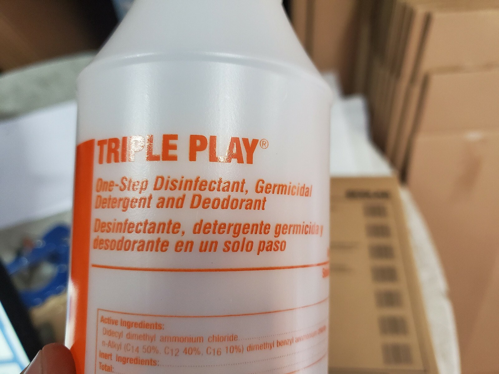 3 Ecolab Triple Play 92212105 Spray Bottles for Disinfectant Germicidal ...