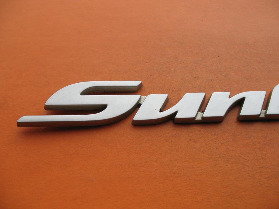 00 01 02 03 04 05 PONTIAC SUNFIRE SIDE DOOR EMBLEM LOGO BADGE SIGN ...