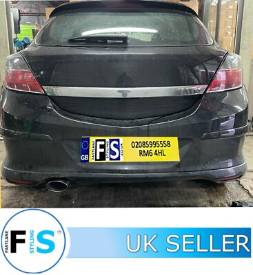VAUXHALL ASTRA CUSTOM STAINLESS STEEL BACK BOX DELETE EXHAUST SUPPLY ...