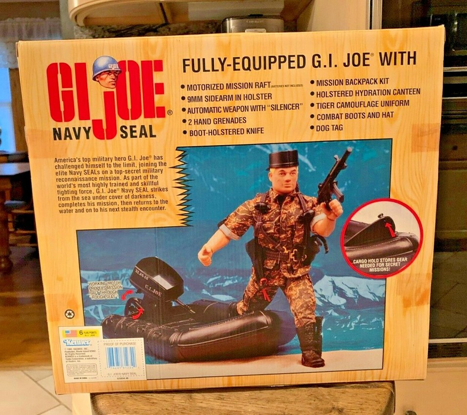 GI Joe Navy Seal Limited Edition GI Joe Figure and Mission Raft, Fao ...