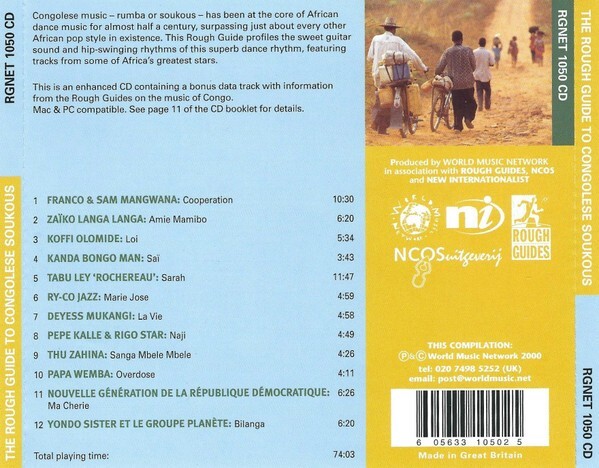 Various Artists - Rough Guide to Congolese Soukous (2000) for sale ...