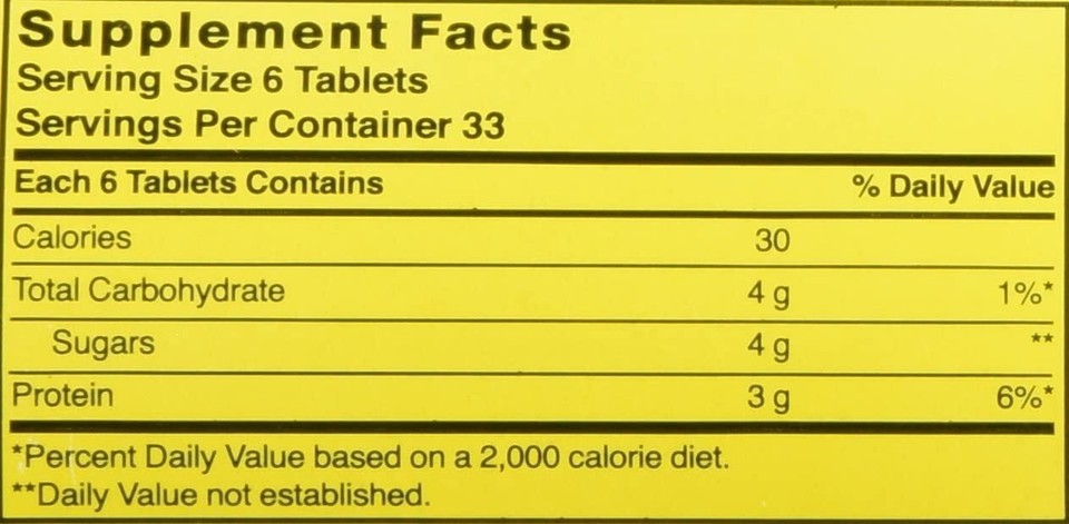 Nature's Blend 1550 Protein Tablets Chewable Honey Flavor (Each) | eBay