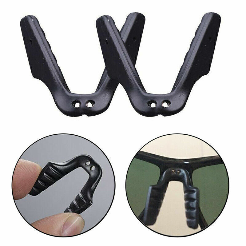 2Pcs Anti-slip silicone Stick On Nose Pads For Eyeglasses Sunglasses ...