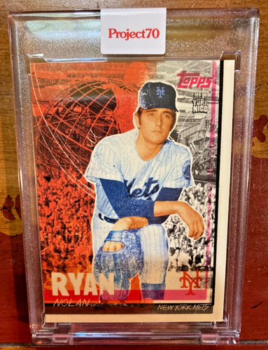 2021 Topps Project 70 Nolan Ryan by NY Nico Encapsulated #528 Low Print ...