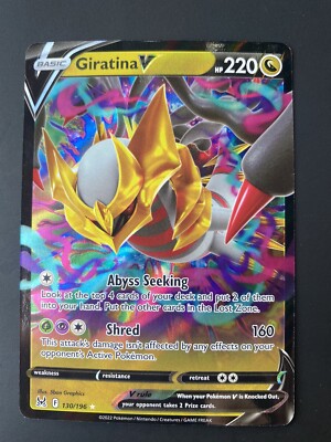2022 pokémon nintendo creatures game freak giratina v pokémon card | eBay
