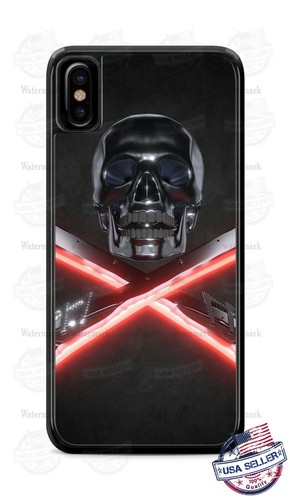Terminator Metal Skull with Sword Phone Case Cover For iPhone Samsung ...