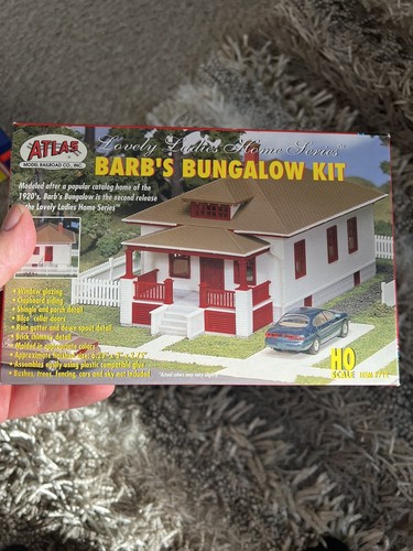 Barb's Bungalow Home Kit HO Scale Atlas 2846 Layout Diorama Accessory ...