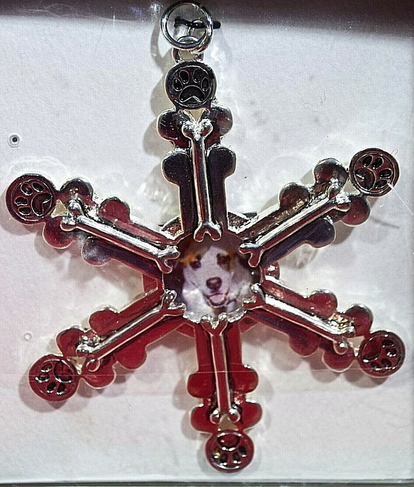 "Dog Bone Snowflake" Bespoke Picture Frame Festive Dog Christmas Tree ...