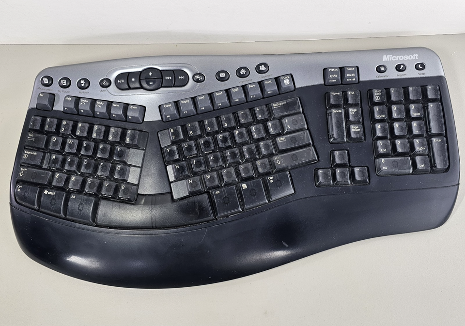 Microsoft Wireless Natural Multimedia Keyboard Intellimouse 1007 ...
