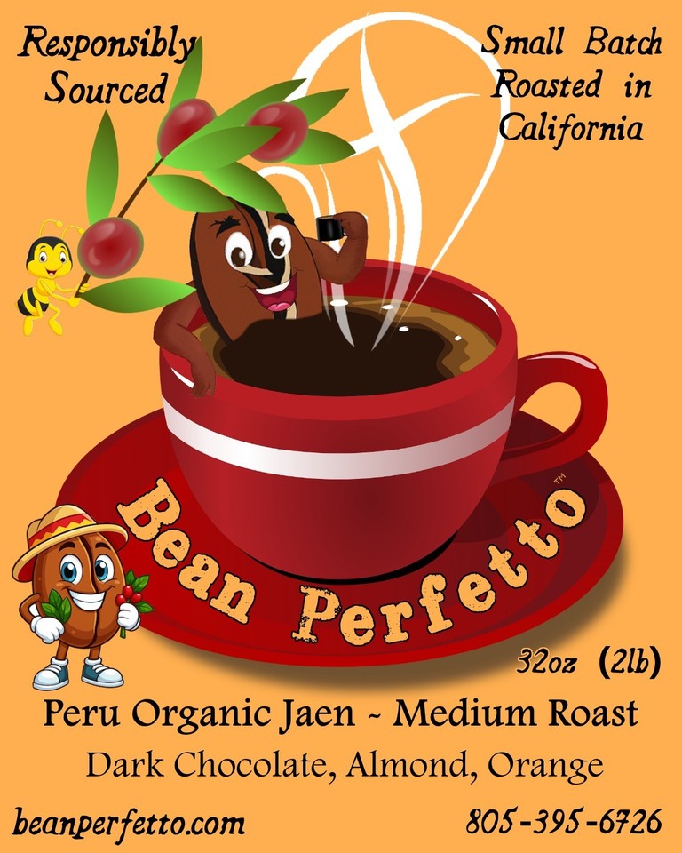 Peru Organic Jaén G1 Washed Coffee Beans Medium Roast to order 2 lb ...