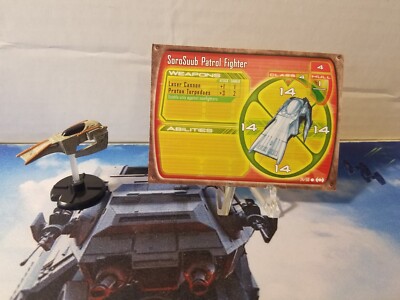 Star Wars Miniatures Starship Battles #24 SoroSuub Patrol Fighter | eBay