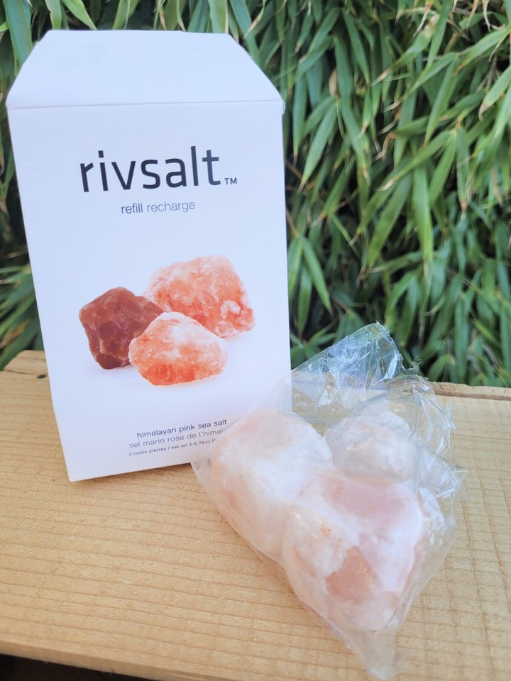 rivsalt 100% Pure Himalayan Salt - Sets of Pink, White, Gray, & Clear ...