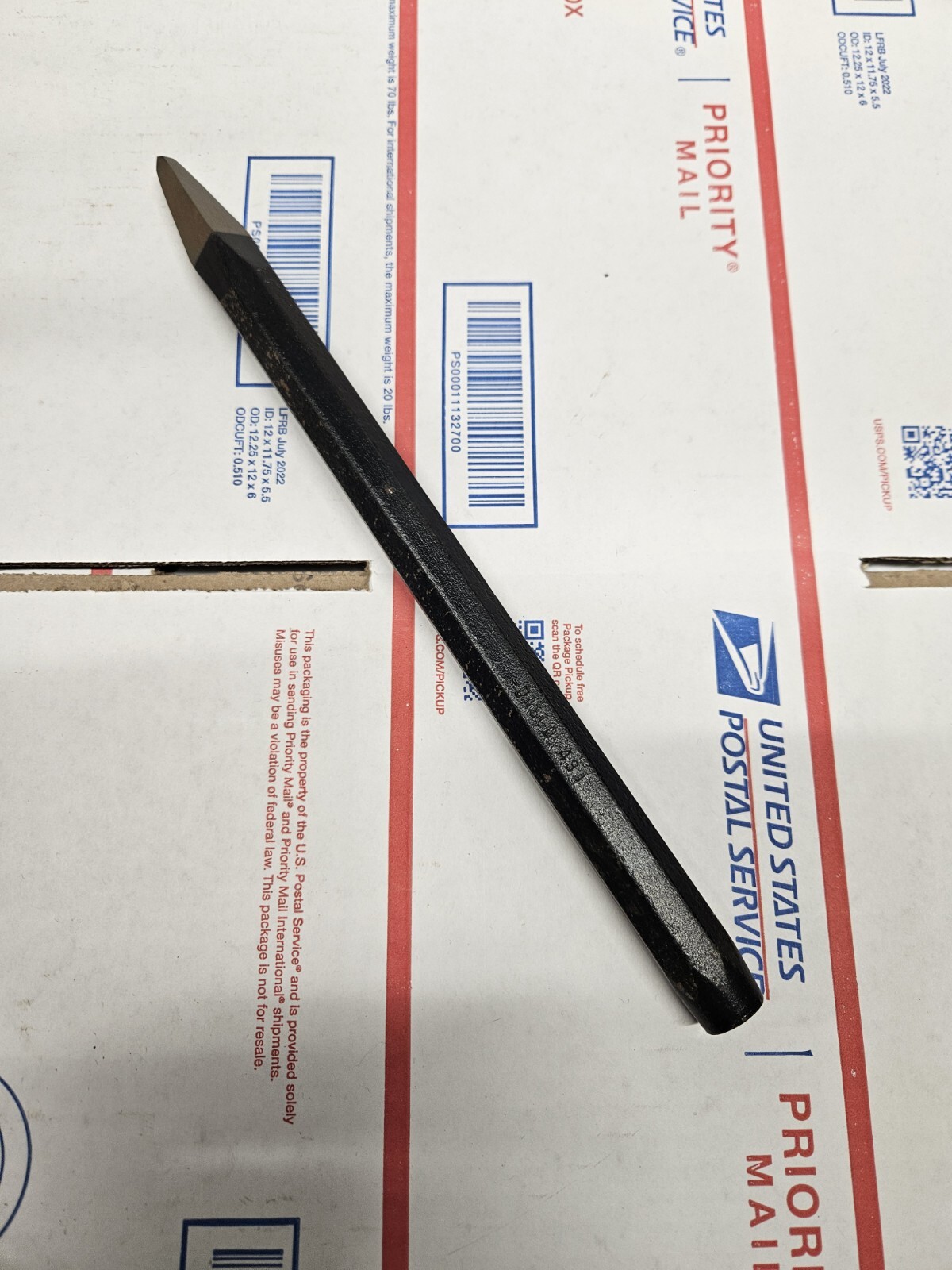 DASCO 480 Diamond Point Chisel 3/4" x 12" long Vintage Punch chisel | eBay