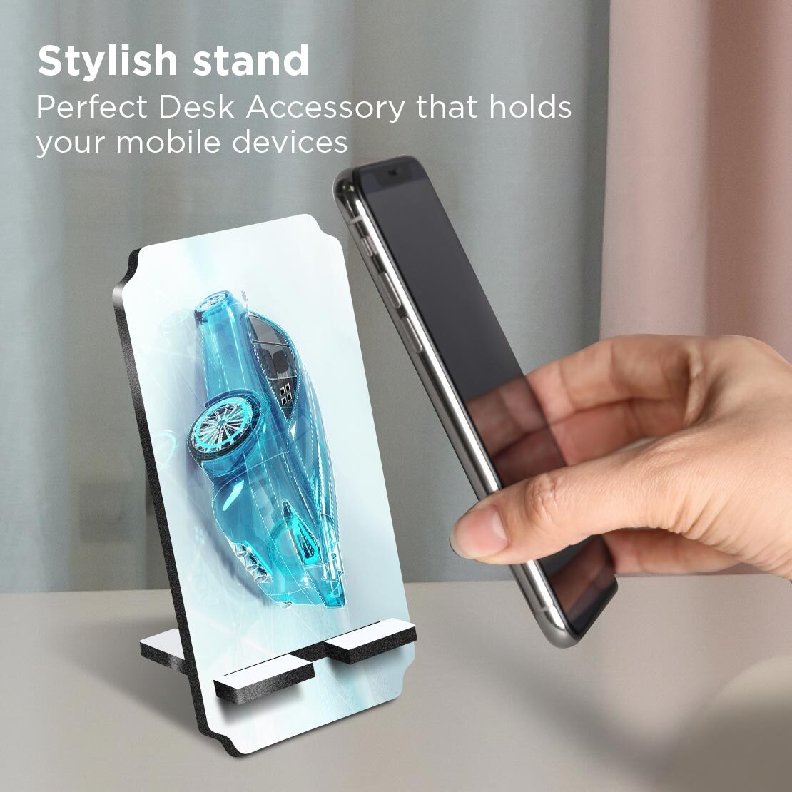1x 5mm MDF Phone Stand 3D Futuristic Modern Sports Car #21055 | eBay