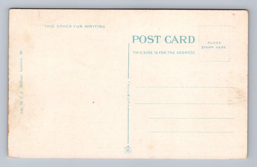 Healy Asylum LEWISTON Maine Antique Catholic Boys Orphanage Postcard ...