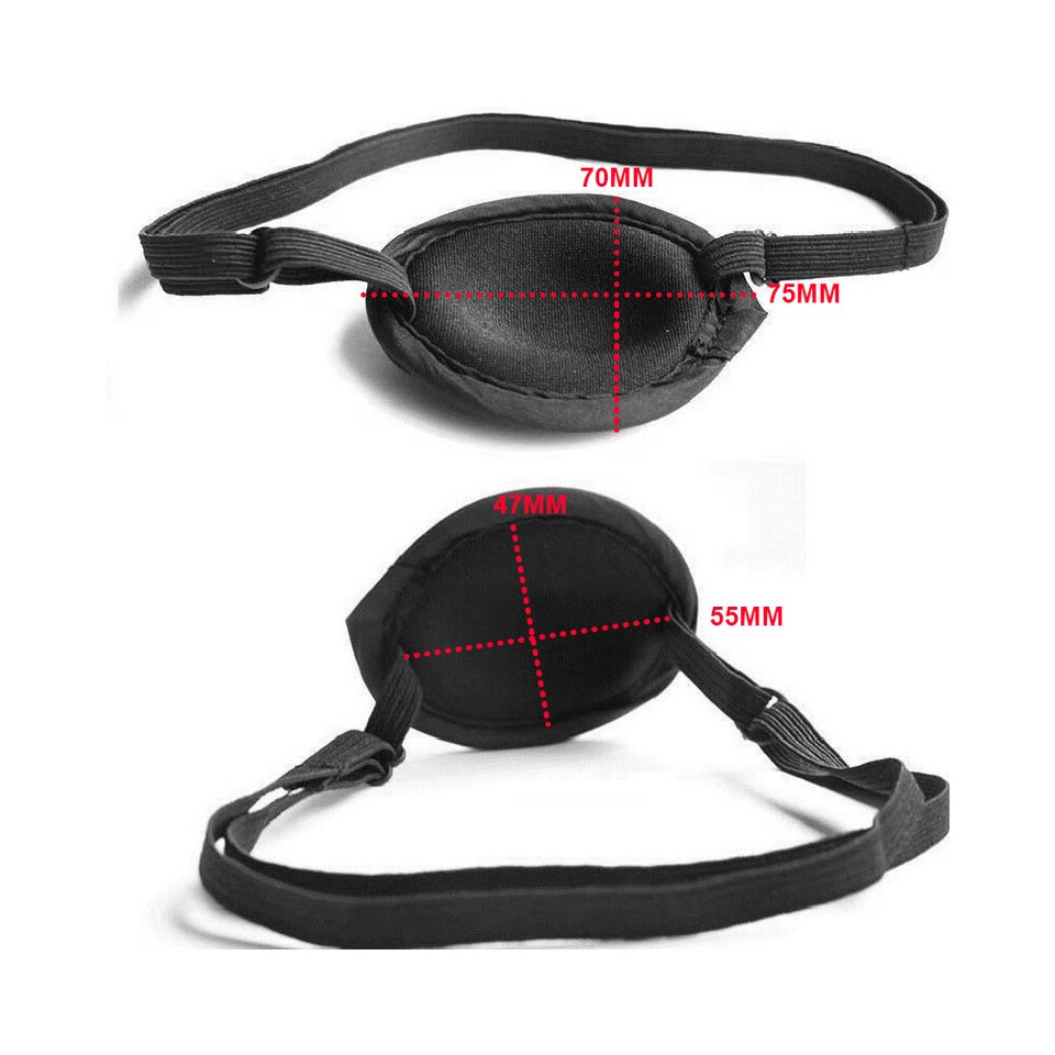 Adult Eye Patch Medical Adjustable Reusable Eyeshades Concave Foam ...