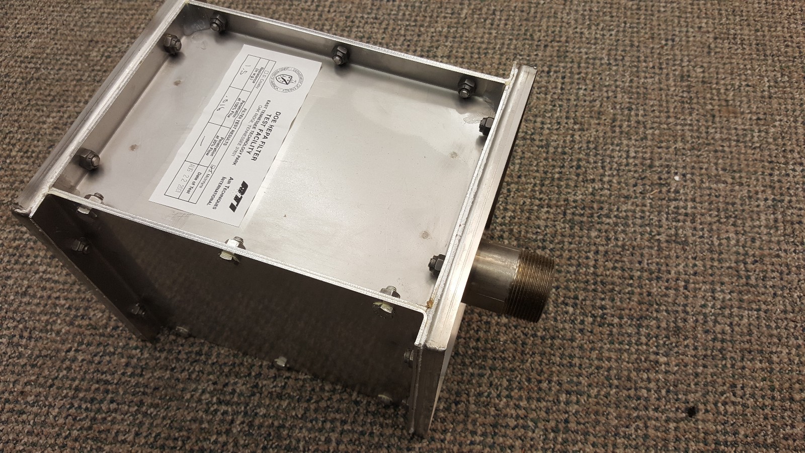 New FLANDERS 0-007-C-43-N2-NU-00-00-Z77088D HEPA FILTER 8 X 8 X 10 box ...