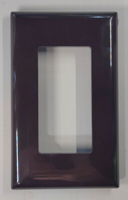 Pass and Seymour BROWN Snap-On Wall Plate Single Gang SNAP-11 Self ...