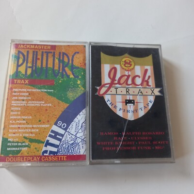 Job lot 2 X 80s Acid House comp cassette Tapes. Jack Trax & Phuture ...