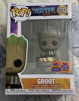 Funko Pop! Marvel GOTG Groot with Detonator Wondercon 2023 Official Con ...