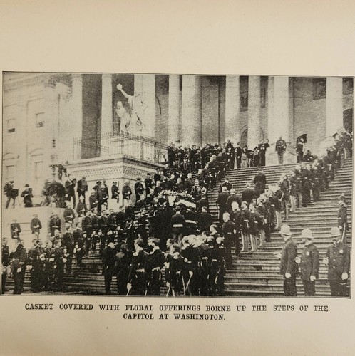 1901 President William McKinley In Casket At Washington Capitol Print ...