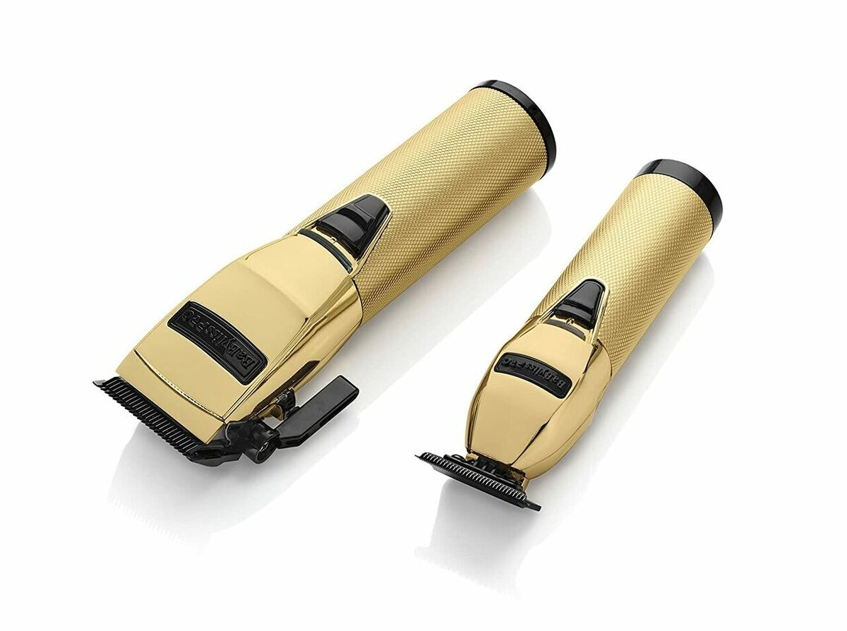 BABYLISS PRO MetalFX Series Gold Clipper and Trimmer Set BABYLISS PRO MetalFX Series Gold Clipper and Trimmer Set