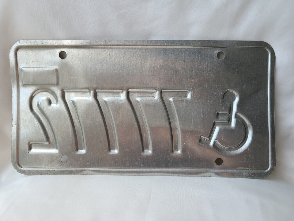 Vintage 1999 Kansas Disabled License Plate 0522 | eBay