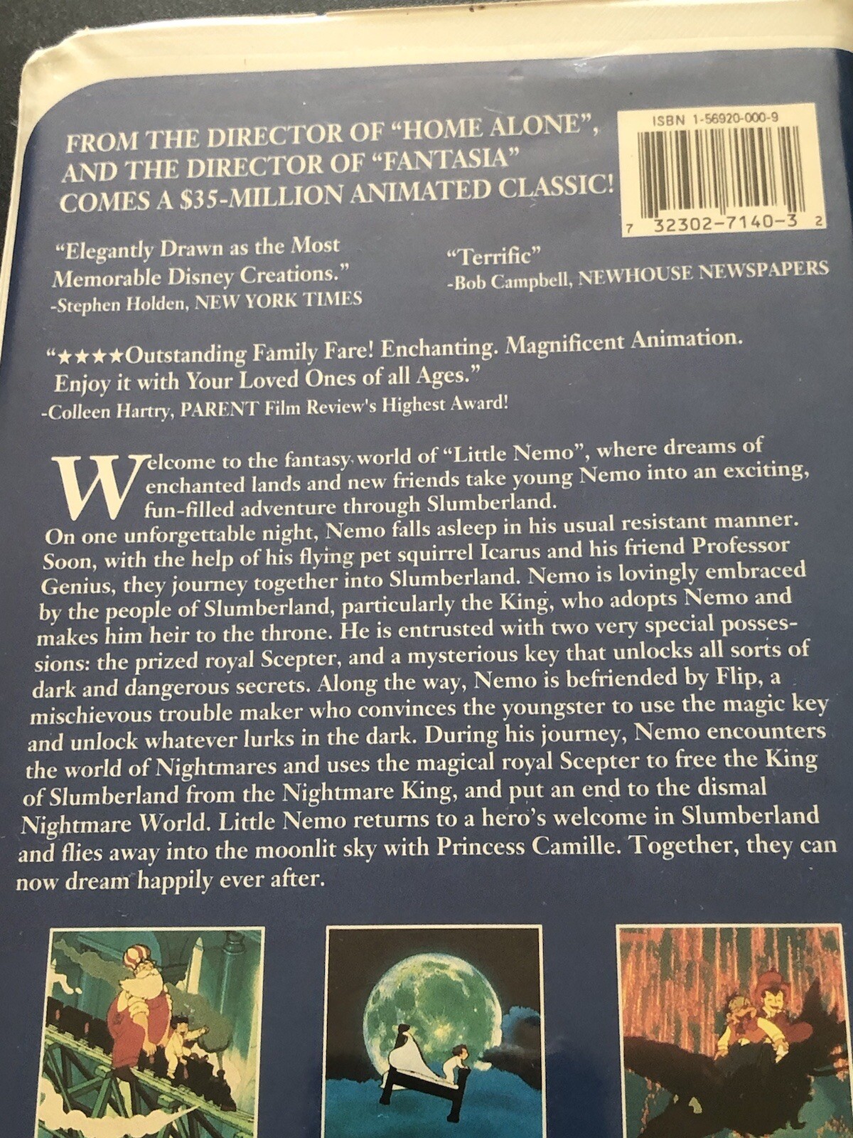 Little Nemo:Adventures In Slumberland VHS 📼1993 Clamshell Children’s ...