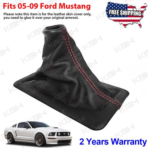 Fit 2005 2006 2007 2008 2009 Ford Mustang Manual Shift Boot Vinyl Cover ...