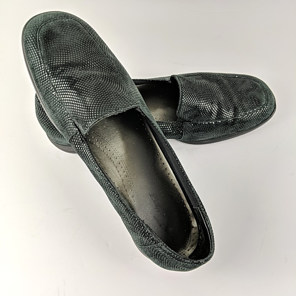 Women's Trotters Shoes Jenn Mini Dots Black Patent Suede Size 10M | eBay
