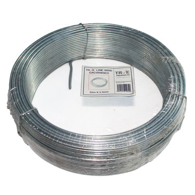 Galvanised Steel Tension Wire Straining Line Wire Netting Fencing - 52m ...