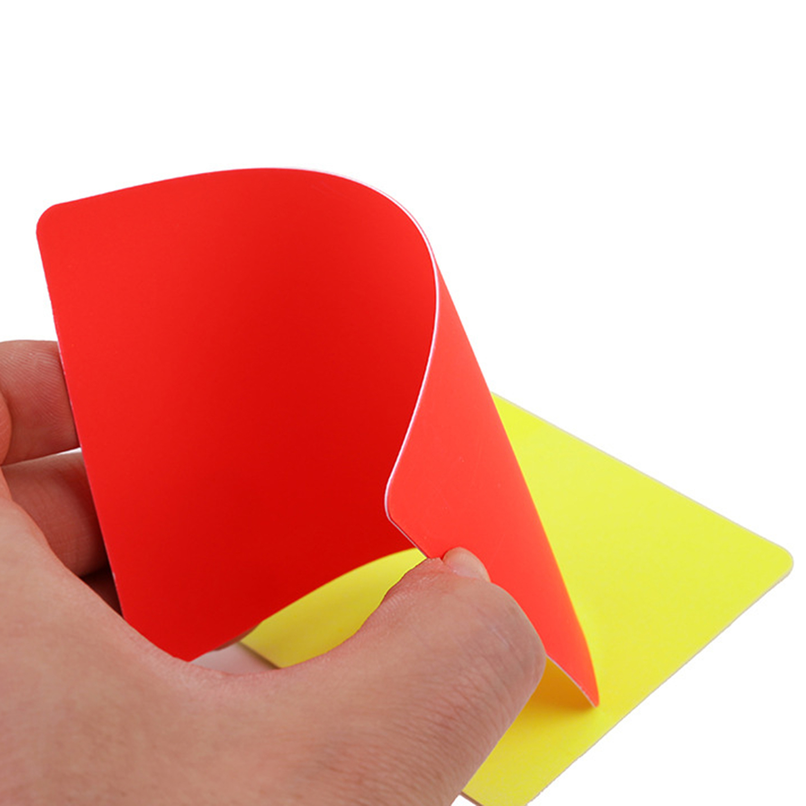 1 Set Soccer Referee Card Thickened Warning Record Soccer Games Red ...