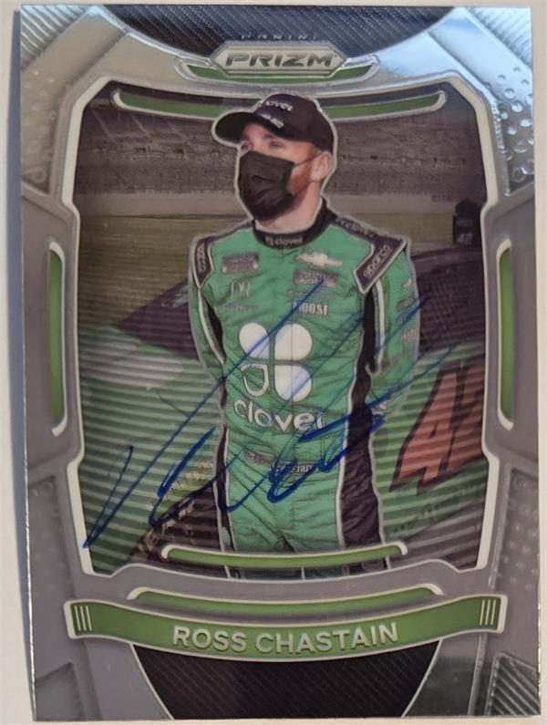 Ross Chastain autographed Trading Card NASCAR, Auto Racing 2021 Panini ...