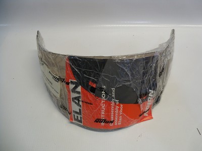 NOS NOLAN ELAN LIGHT SMOKE PLASTIC REPLACEMENT HELMET FACE SHIELD | eBay