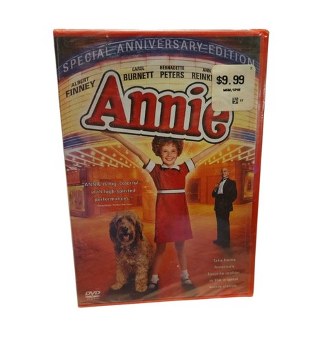 MGM/SPHE Annie Special Anniversary Edition DVD, One Size, Red/Yellow ...