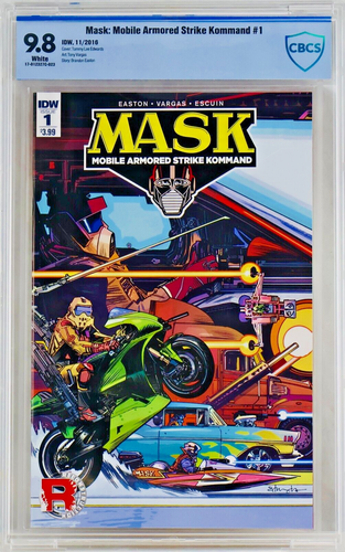 MASK: Mobile Armored Strike Kommand #1 CBCS 9.8 IDW 2016 NM/MT No ...