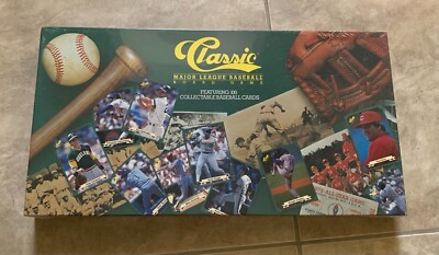 1987 Classic Green Box Baseball Board Game w/ 100 Cards NEW Sealed Bo ...