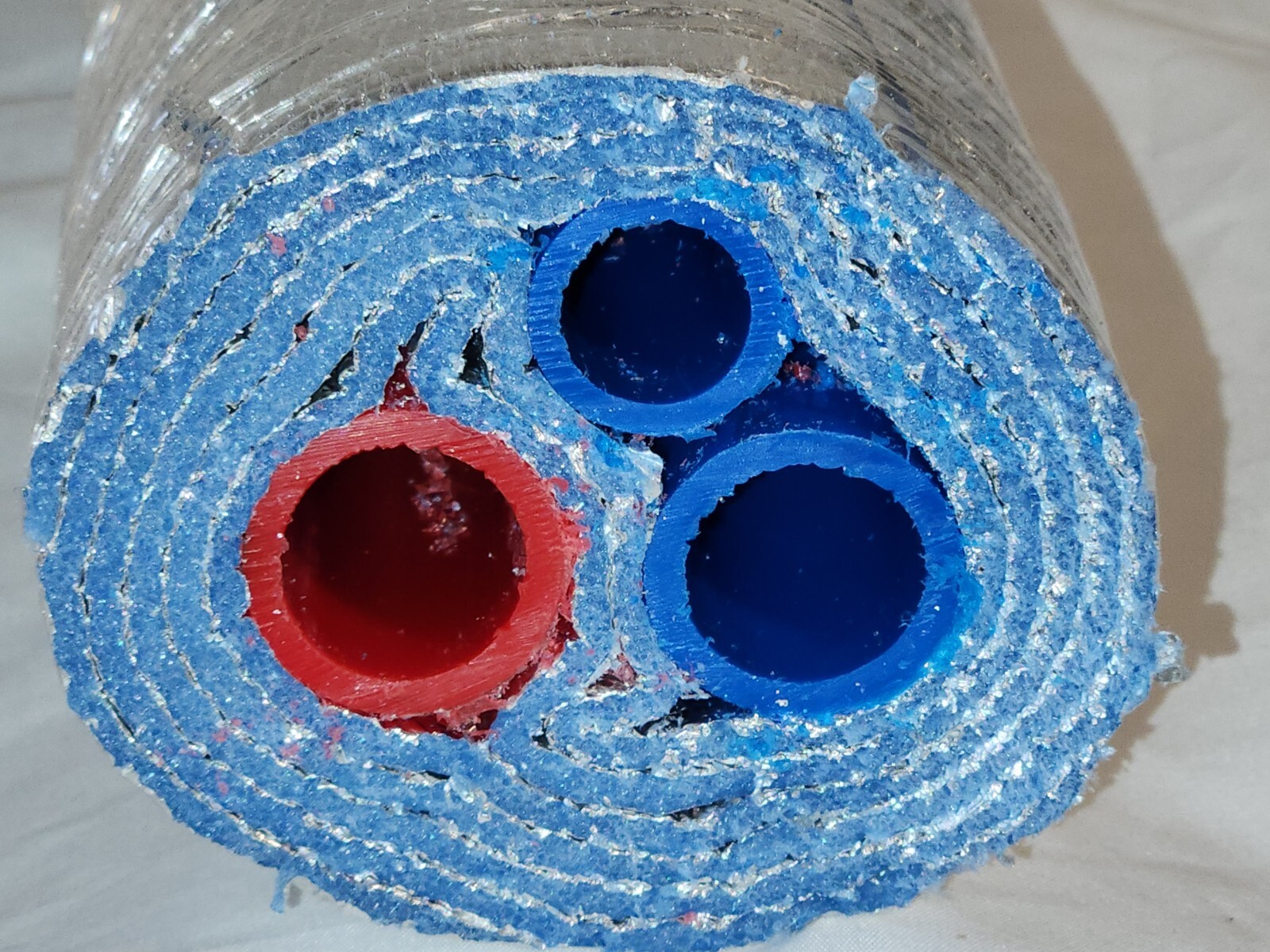 Commercial Grade EZ Lay 5 Wrap Insulated (2)1" (1) 3/4" NB PEX Tubing ...