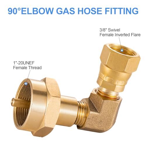 1LB Propane Burner Elbow Adapter 1LB One Pound Propane Mapp Gas Torch ...