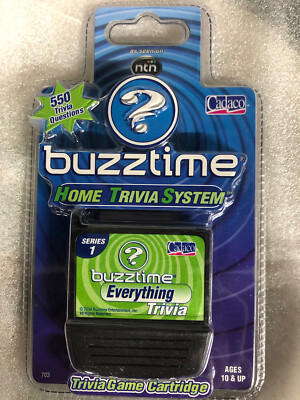 Buzztime Home Trivia System Game Cartridges, TV/Sports/Everything | eBay